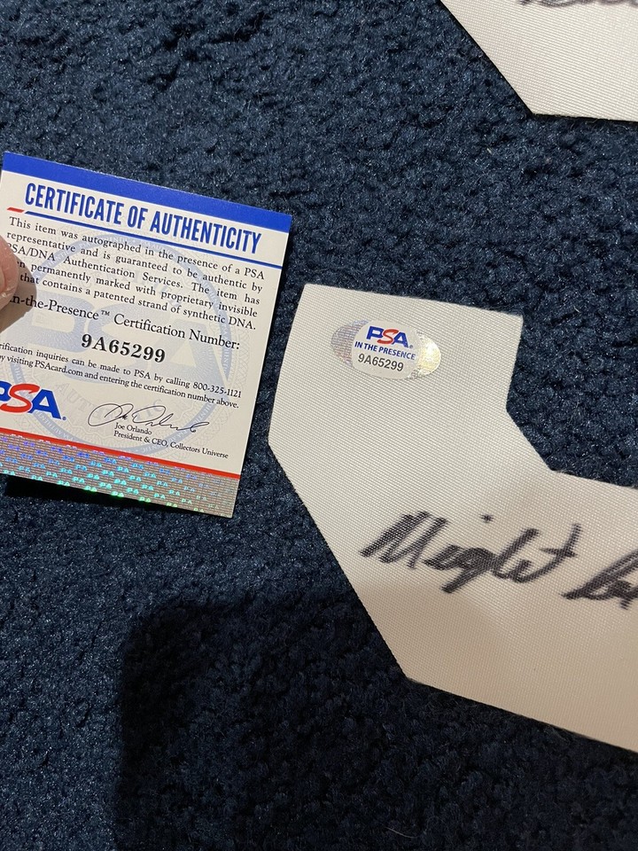 Steve Tasker AUTOGRAPHED BUFFALO BILLS FOOTBALL JERSEY NUMBER “9” PSA 2 ...