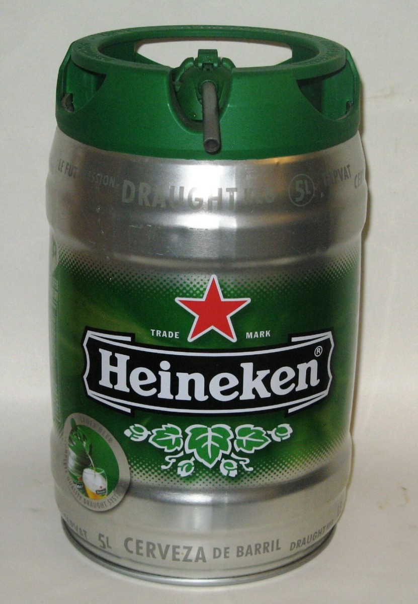 Heineken Light Mini Keg 5l | Shelly Lighting