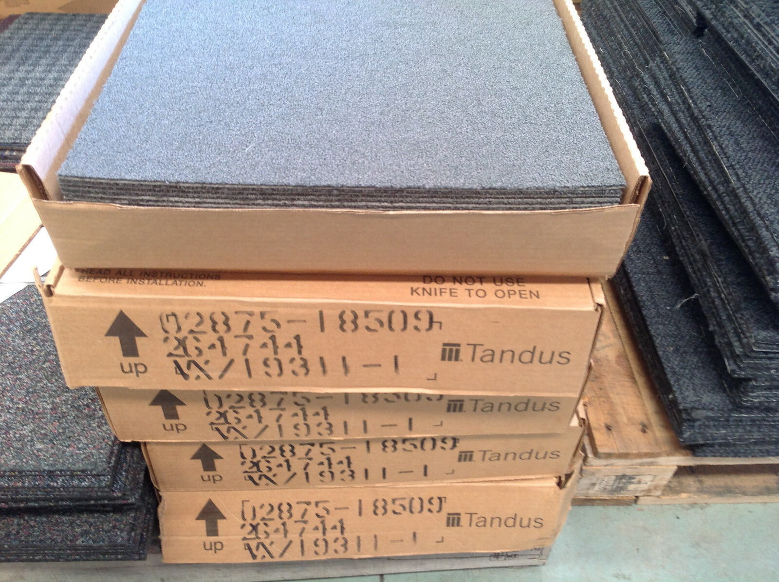 New carpet tiles cheap $4.50 Also second hand tiles available from $2. ...