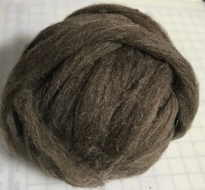 Natural Brown - Finest Romney & Merino Wool Roving (.5 Oz) | eBay