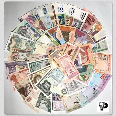 25 Mixed World Banknotes | Genuine Currency | UNC Notes | 🇺🇸 SELLER | eBay