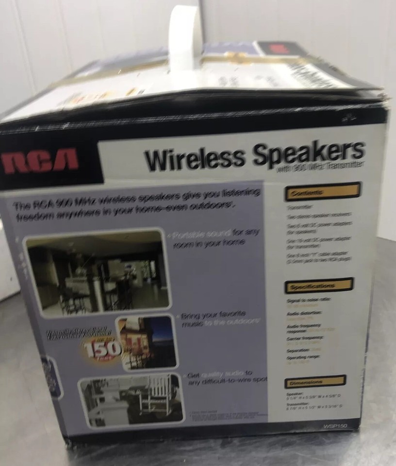 rca wireless speakers wsp150 79000311768| eBay