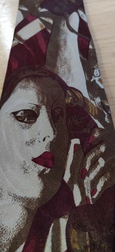 LAZO MEN'S TIE 100% SILK MADE IN ITALY - Opera Faces | eBay