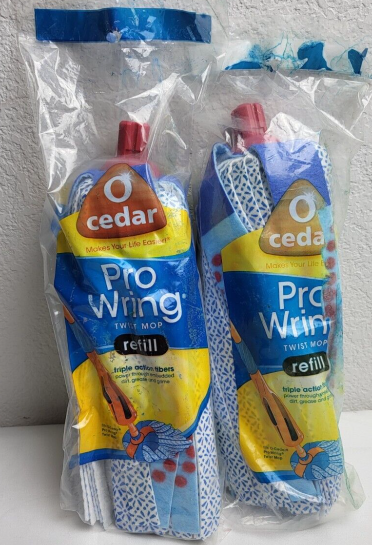 O Cedar Pro Wring Twist Mop Refill triple action fibers (Lot of 2) | eBay