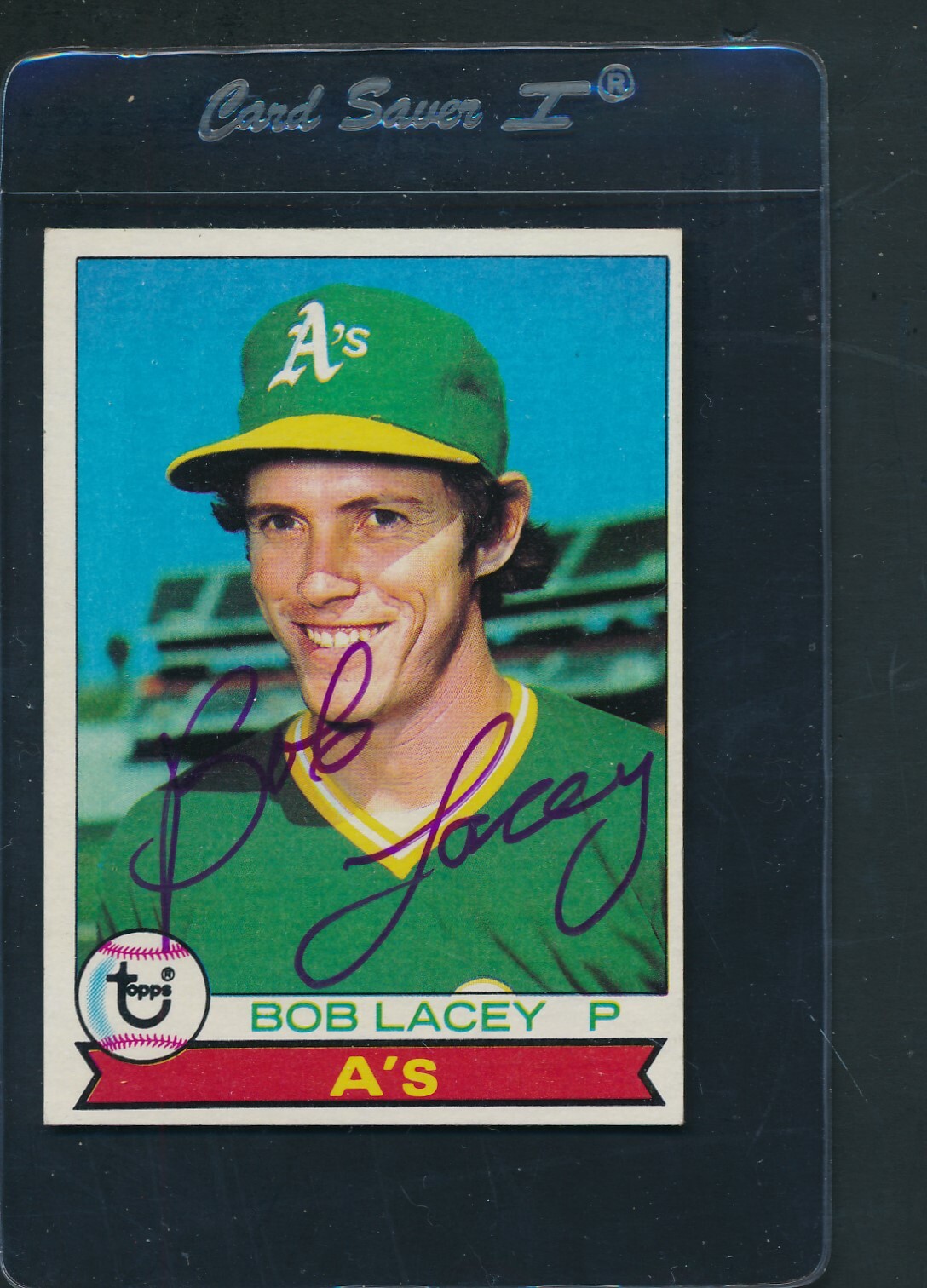 1979 Topps #647 Bob Lacey A's Signed Auto *37617 | eBay