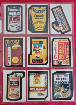 1973 WACKY PACKAGES SERIES 3 OPEE CHEE WHITE BACK COMPLETE SET @@ SUPER ...