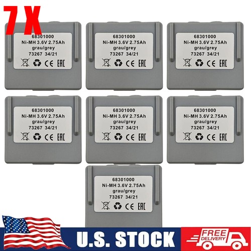 7 x 68301000 Remote Control Ni-MH Battery For Hetronic 68300900 3.6V ...