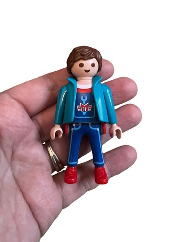 Playmobil Handyman Mechanic Blue Coat Jeans Series 15 Action Boy Figure ...