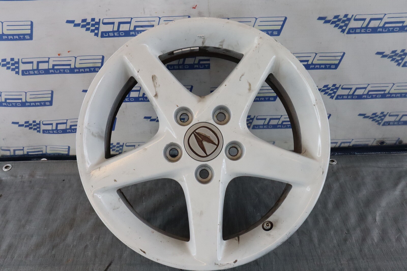 02 03 04 ACURA RSX TYPE S DC5 OEM WHEEL RIM PAINTED WHITE 16X6.5 +45 ...