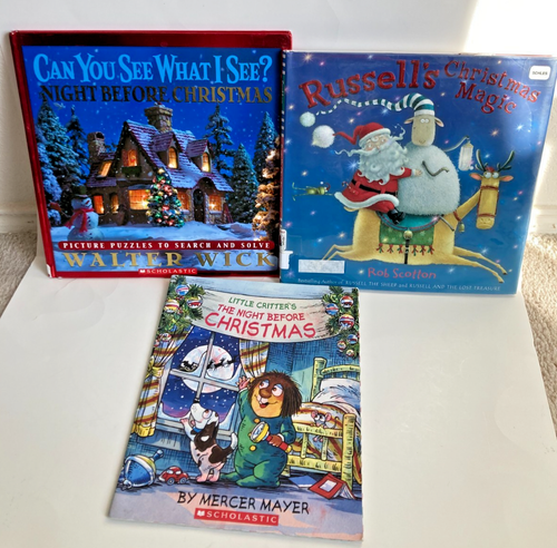 Christmas Book Lot (3) Twas the Night Before – Can You See What I See ...