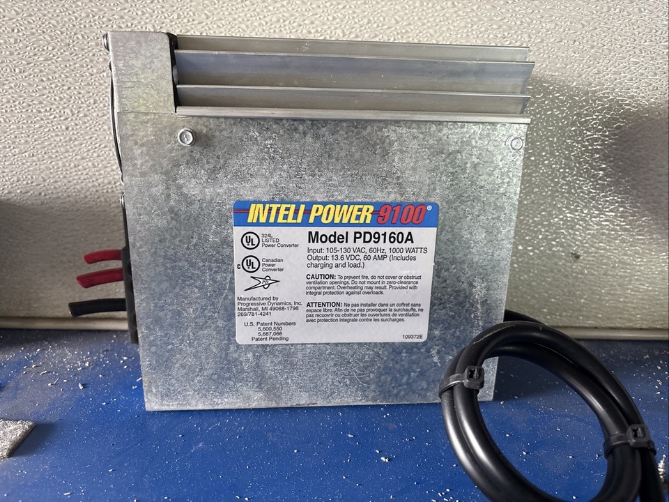 Converter Charger Progressive Dynamics Model PD9145A Inteli Power 9100 ...