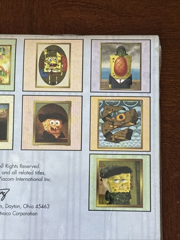 spongebob squarepants Fine Arts Collection Vtg 2006 Sealed New Mini ...