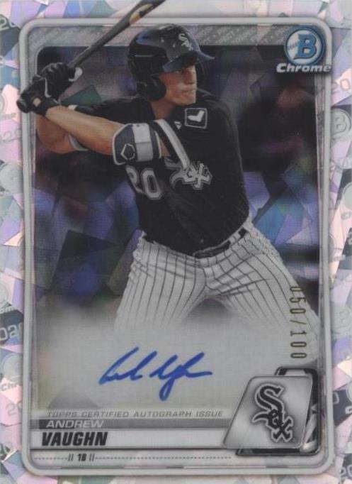 2020 Bowman - Chrome Prospects Autographs Andrew Vaughn #CPA-AVA Atomic ...