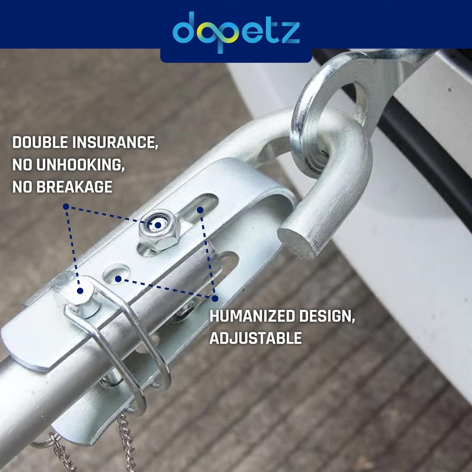 Tow pole 2 ton car van recovery towing bar in carry bag heavy duty Car ...