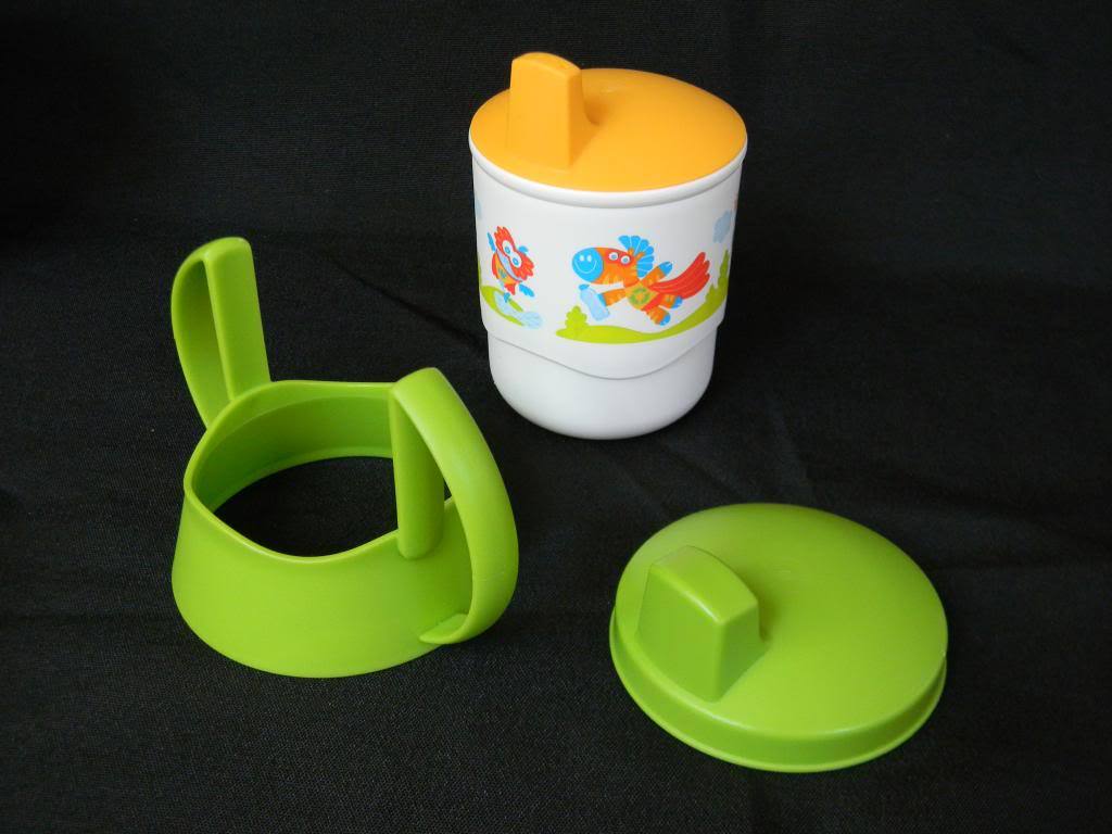 Tupperware Toddler Baby Stages Grow Me Tumbler Cup Removable Handle ...