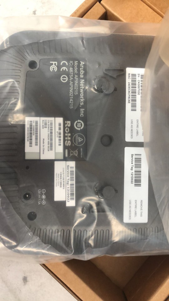 NEW DELL FM4J1 Aruba 210 SERIES APIN0215 AP-215 Wireless Access Point ...