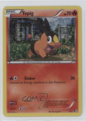 2011 Pokemon McDonald's Collection Happy Meal Promos Tepig #3 0yq9 | eBay