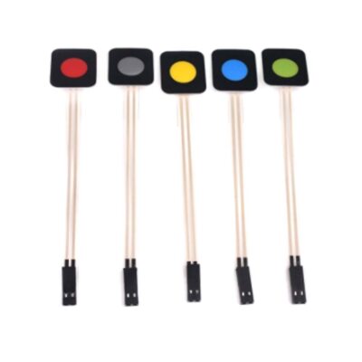 4Pcs Color Membrane Switch Keypad 1 Key Matrix Membrane Switch Keyboard ...