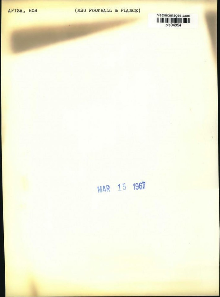 1967 Press Photo Michigan State's Bob Apisa & Patricia Ann Novak ...