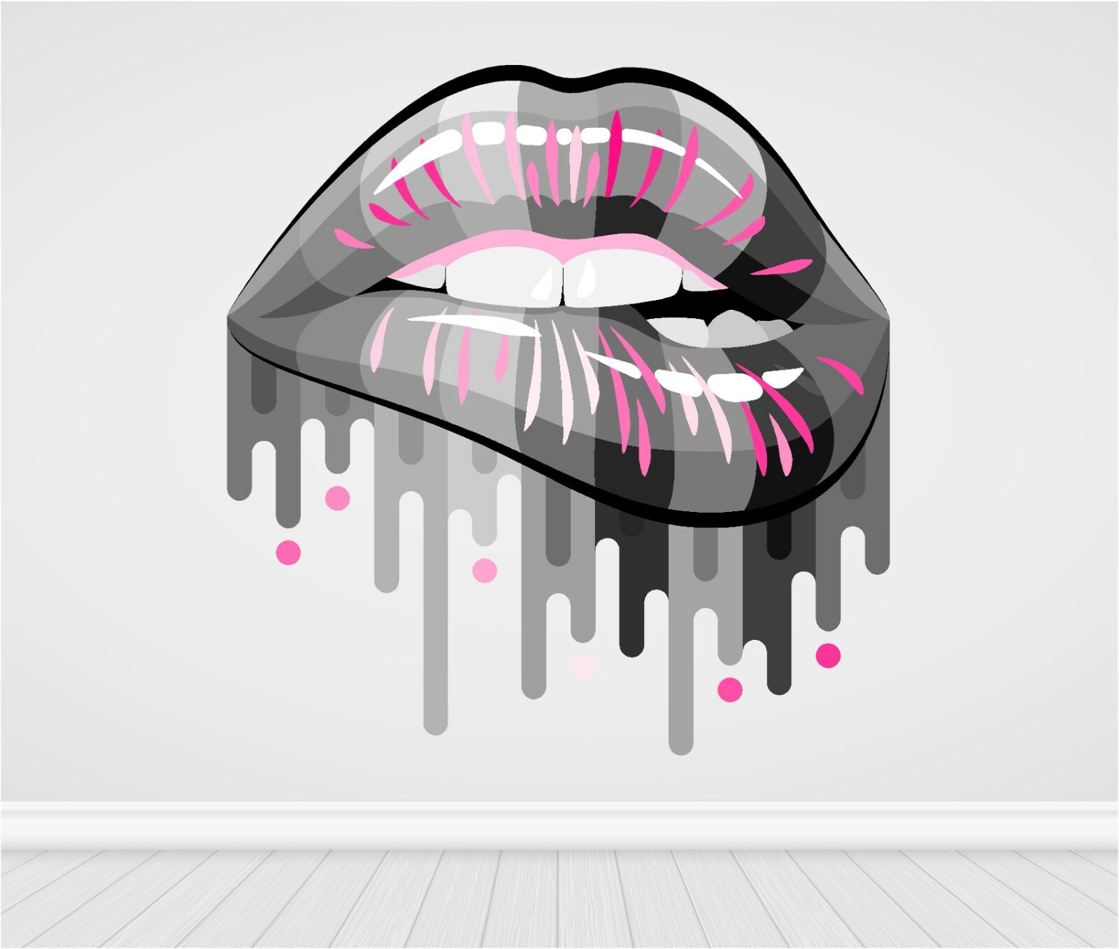 Dripping Lip Painting