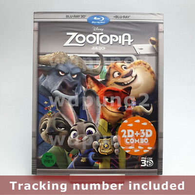 Zootopia BLU-RAY 2D & 3D Combo w/ Slipcover | eBay