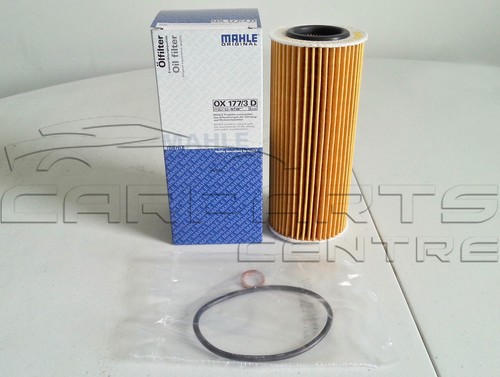 FOR BMW E90 E91 E92 325D 330D 335D OIL FILTER GENUINE MAHLE OX177/3D 05 ...
