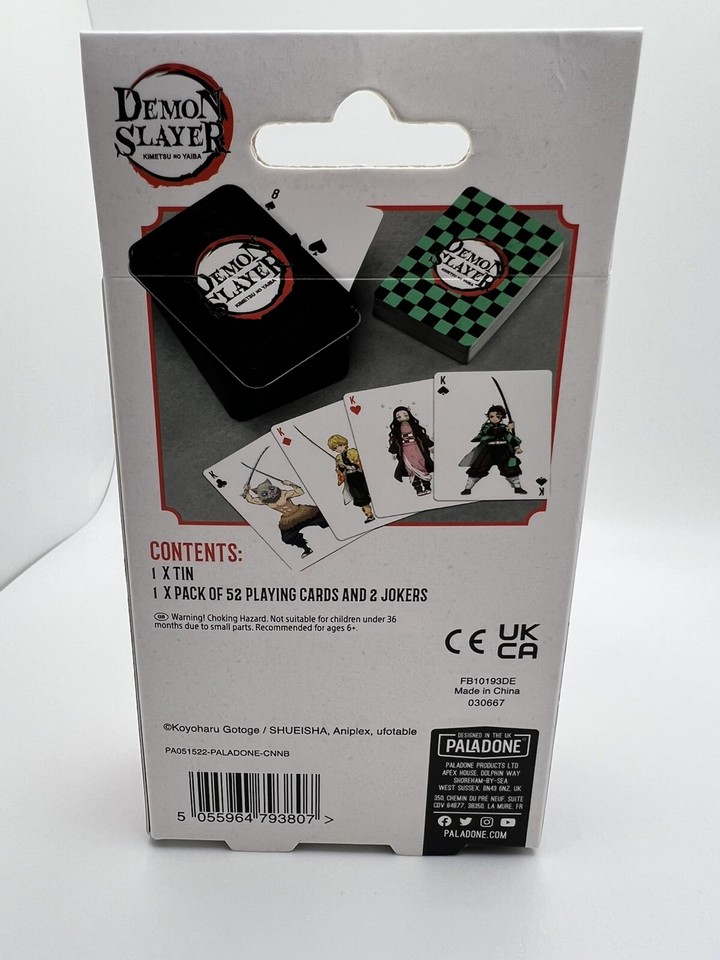 Demon Slayer Playing Cards - Kimetsu no Yaiba | eBay