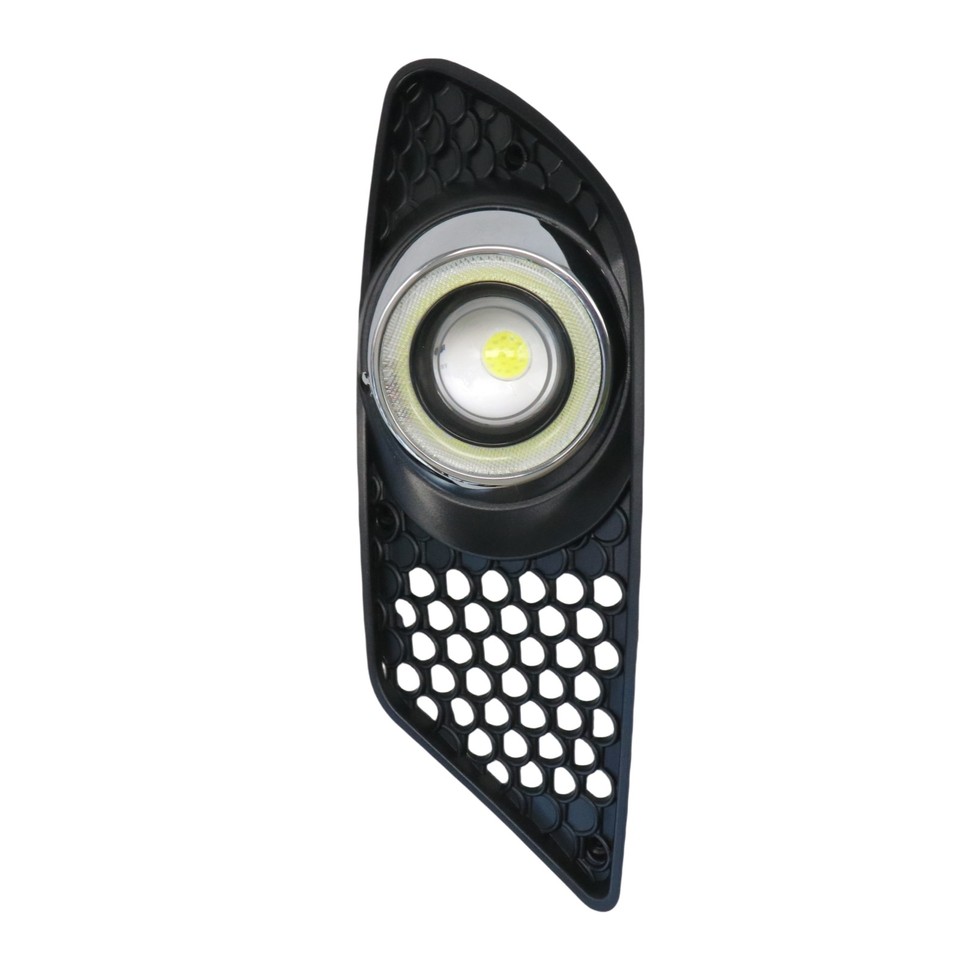 LED Bumper Fog Lights w/ Cover Angel Eye For Mercedes Benz W204 C230 ...