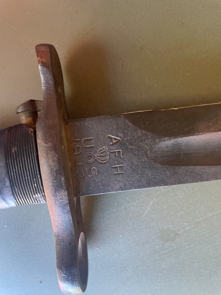 ORIGINAL VINTAGE US WW2 M1942 EXPORT BAYONET MADE BY AFH | eBay