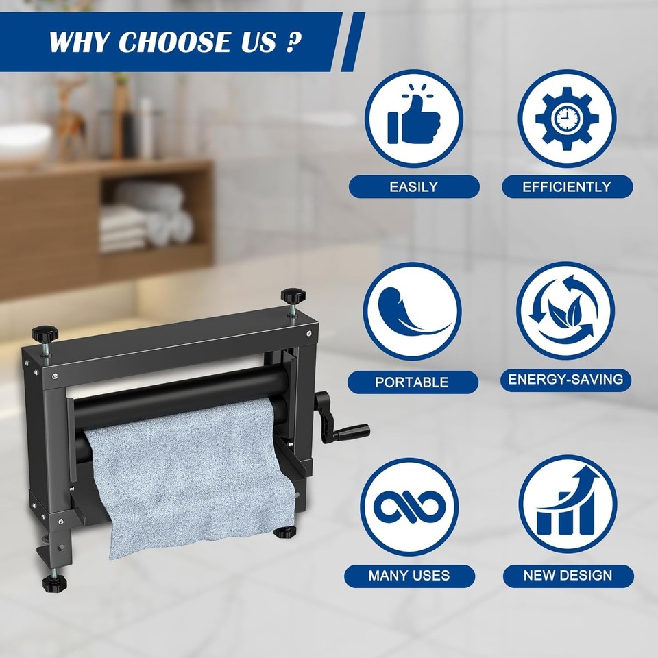 Clothes Wringer, Hand Crank Laundry Wringer, Heavy Duty Off-Grid ...