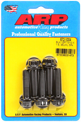 ARP 5-Pack Bolt Kit 12-Point S/S M10 x 1.50 Thread x 35mm UHL 12mm ...