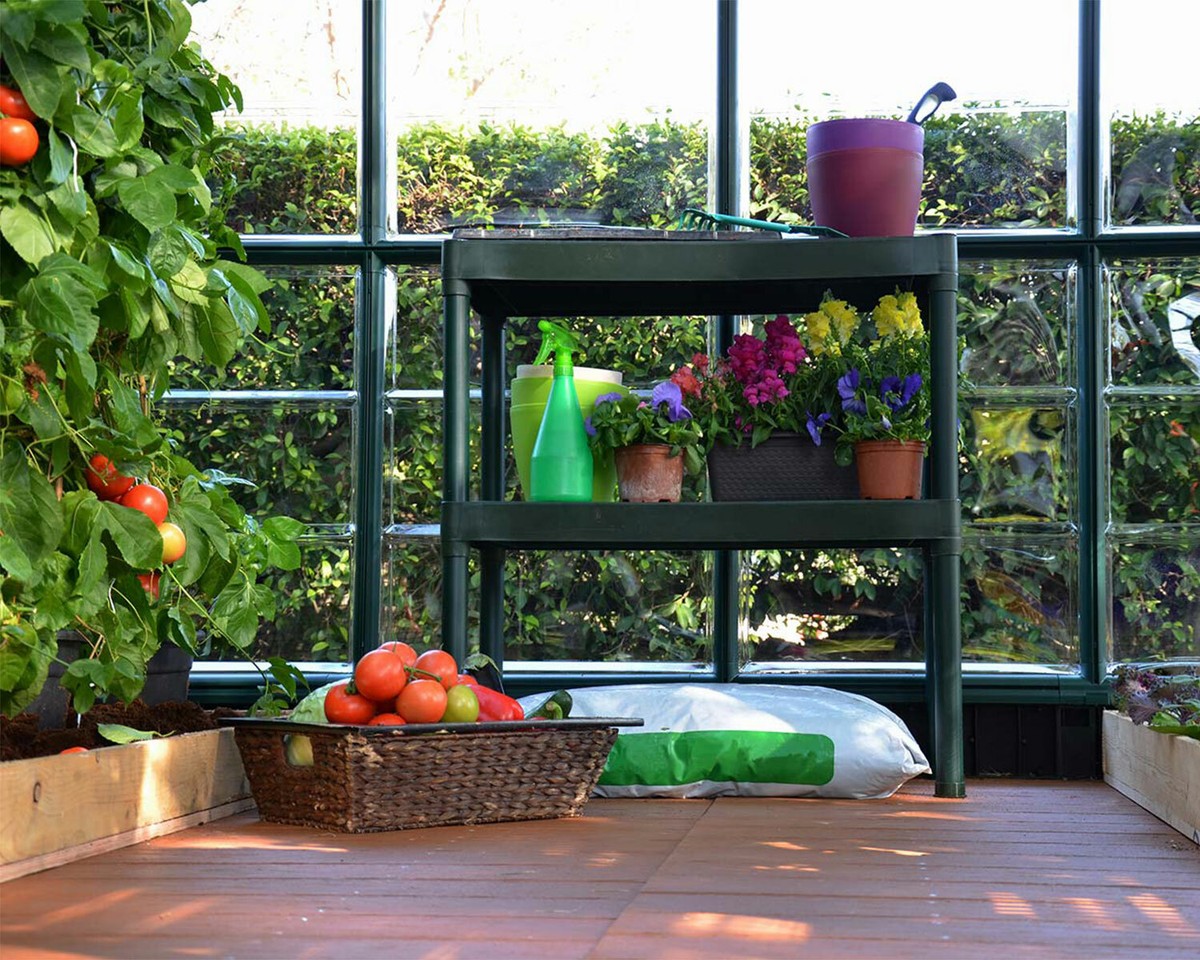 Small Potting Table Greenhouse