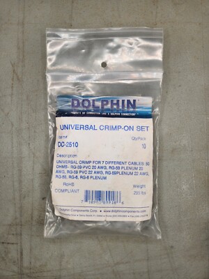 DOLPHIN COMPONENTS CORP DC-2510 Coaxial Connector,BNC,0-4GHz,50 Ohm ...