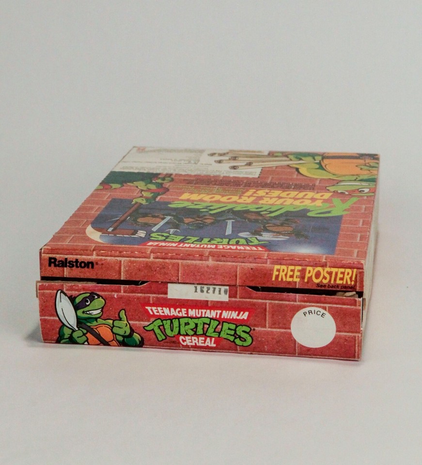 Rare Teenage Mutant NINJA TURTLES Cereal Box RARE 1989 | eBay