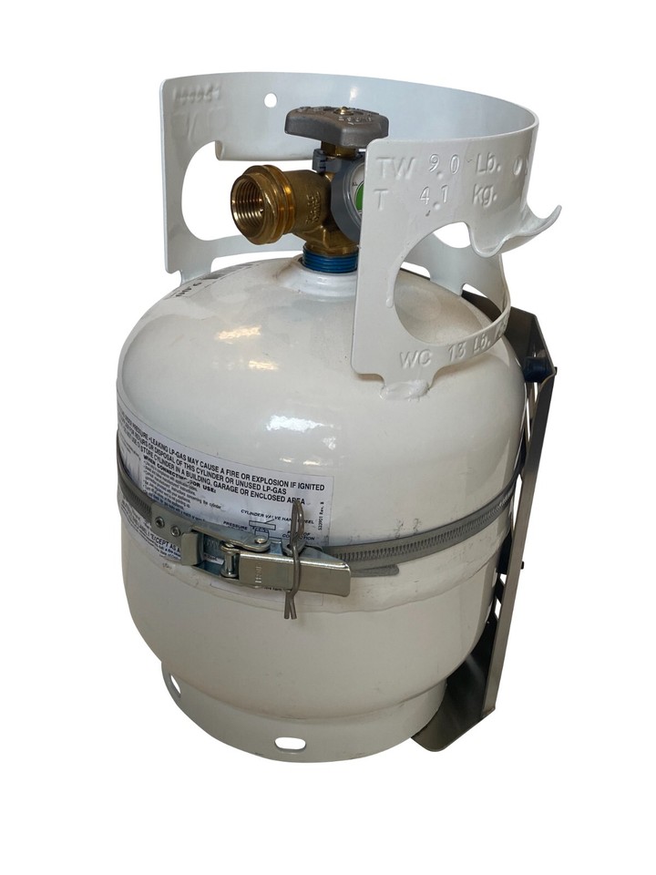 5 lb Propane Tank Mount Stainless Steel Bracket | eBay