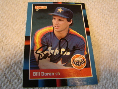 1988 Donruss # 235 Bill Doran Autograph / Signed card Houston Astros | eBay