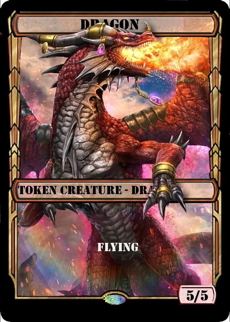 Mtg Dragon Token