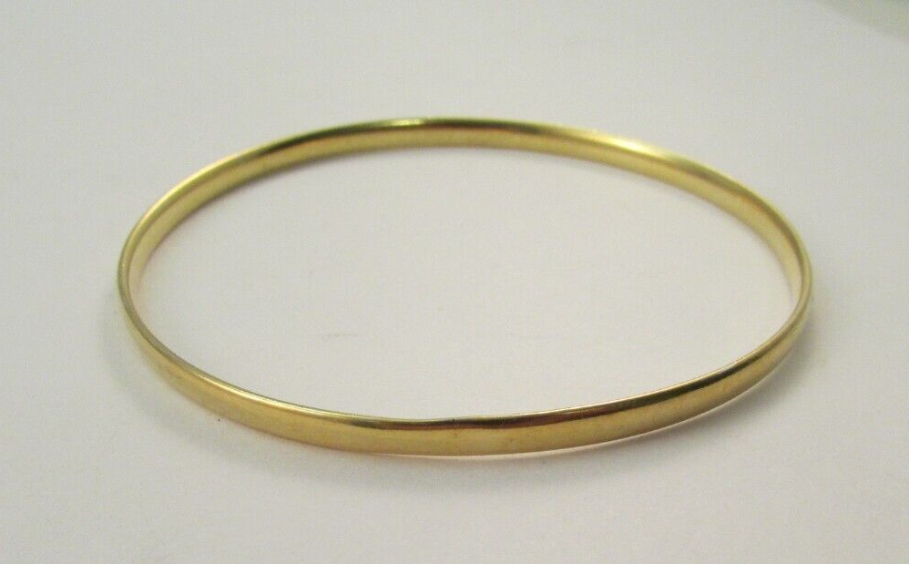 JCM Gold Vermeil 925 Sterling Silver Bangle Bracelet | eBay