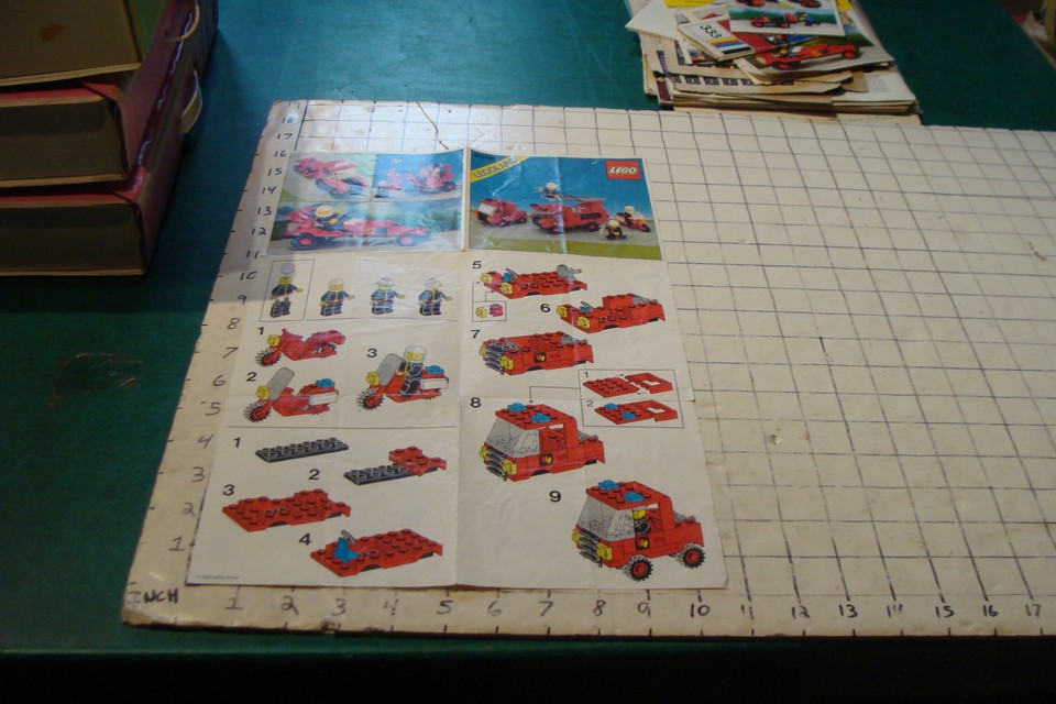 vintage LEGO INSTRUCTIONS: set 6366 FIRE ENGINE, as shown | eBay