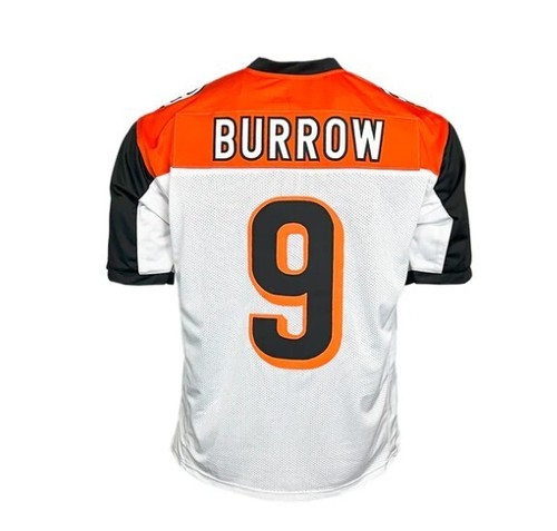 JOE BURROW Custom / Stitched WHITE Jersey - CINCINNATI BENGALS #9 | eBay