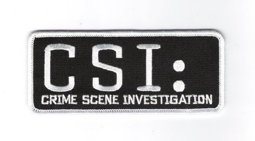 Crime Scene Investigation CSI Logo 4" Embroidered Patch | eBay