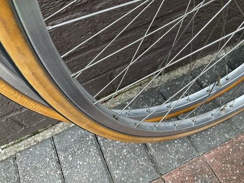 1986 Vintage Weinmann 27x1 1/4” Alloy Rims Laced Maillard Q/R 36h Hub ...