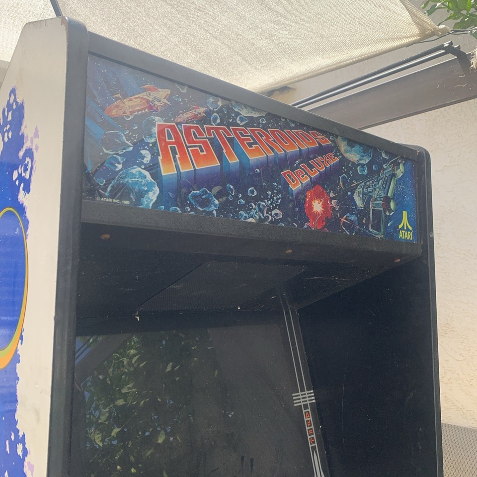 VINTAGE ATARI ARCADE MACHINE ASTEROIDS DELUXE GAME RARE COLLECTIBLE | eBay