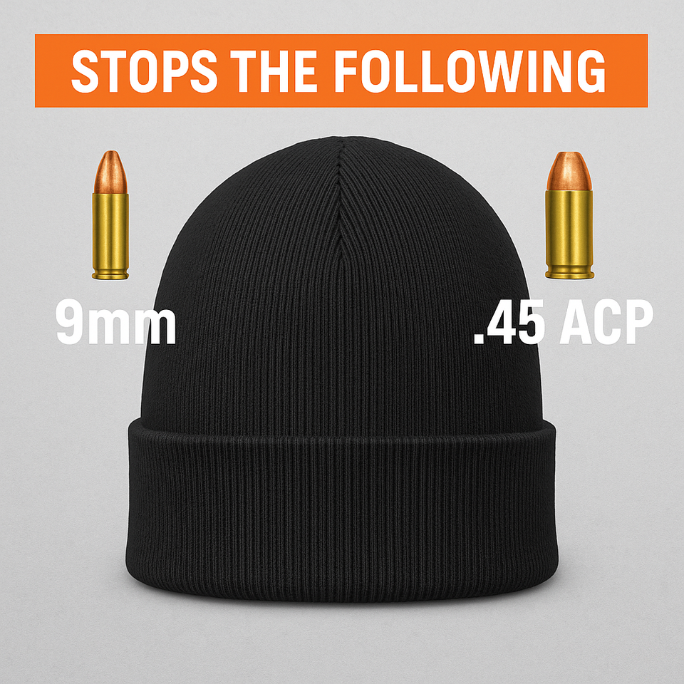 Bulletproof Winter Watch Cap – Level IIA Ballistic Beanie | Removable ...