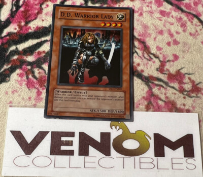 1x (LP) - D.D. Warrior Lady - DR1-EN189 - Super Rare - Unlimited YuGiOh ...