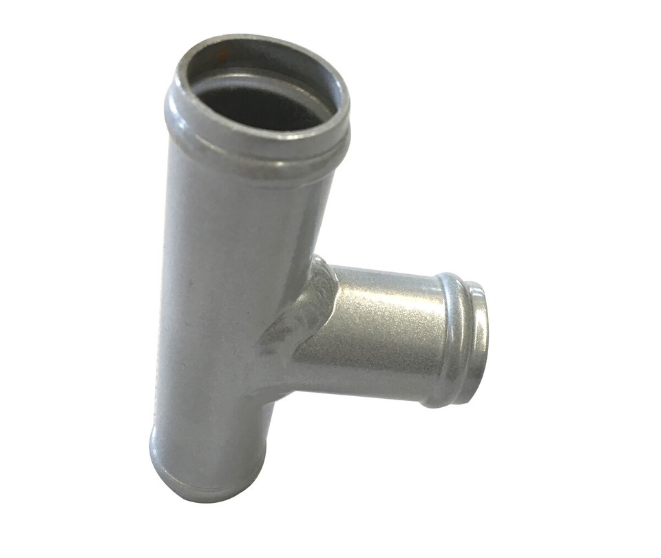 ⭐25mm 1" All Aluminum Coolant T-Hose Fitting Radiator Fitting Pipe ...