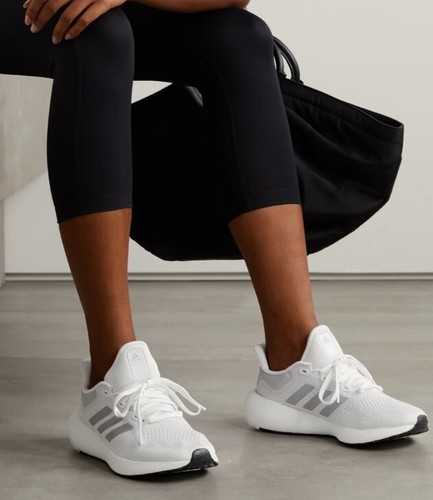 Adidas Pureboost Jet GW0906 W White Silver Black Women Running Sports ...