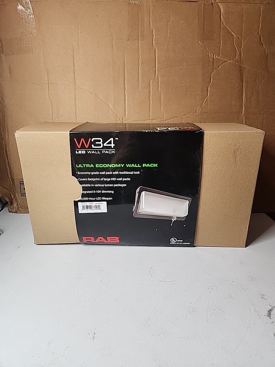 Rab Fluorescent Wall Pack 2x4 LED Troffer Retrofit – 3 CCT