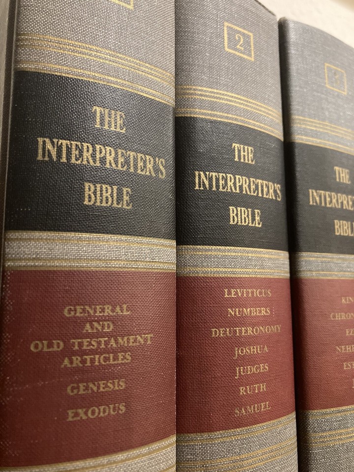 The Interpreter’s Bible Commentary, Complete 12 Volume set, Hardcover ...