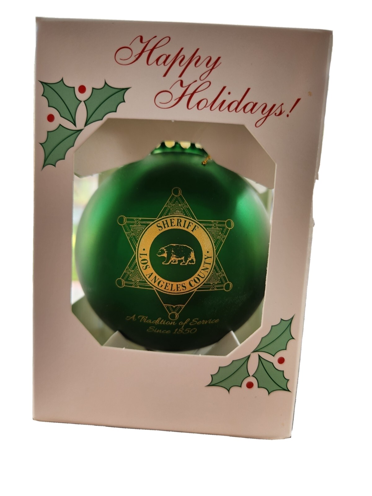 Los Angeles Sheriff Department Christmas Ornament | eBay